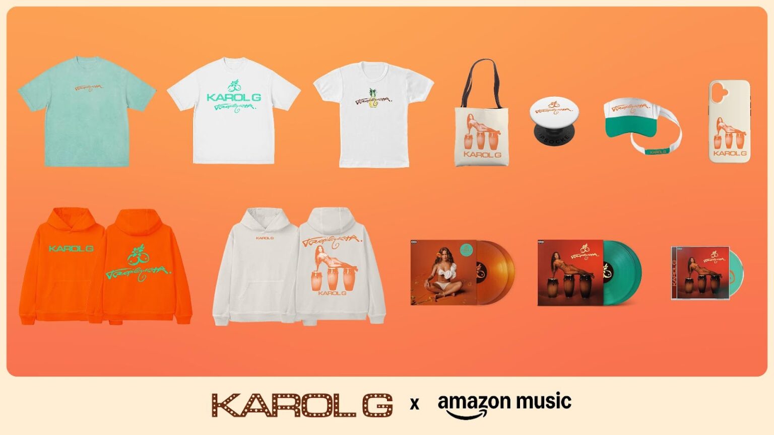 Así es la Cápsula exclusiva de merch “Tropicoqueta” de Karol G ...